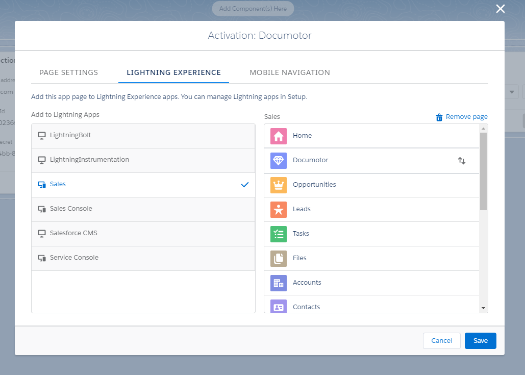 Installing the managed package – DocuMotor