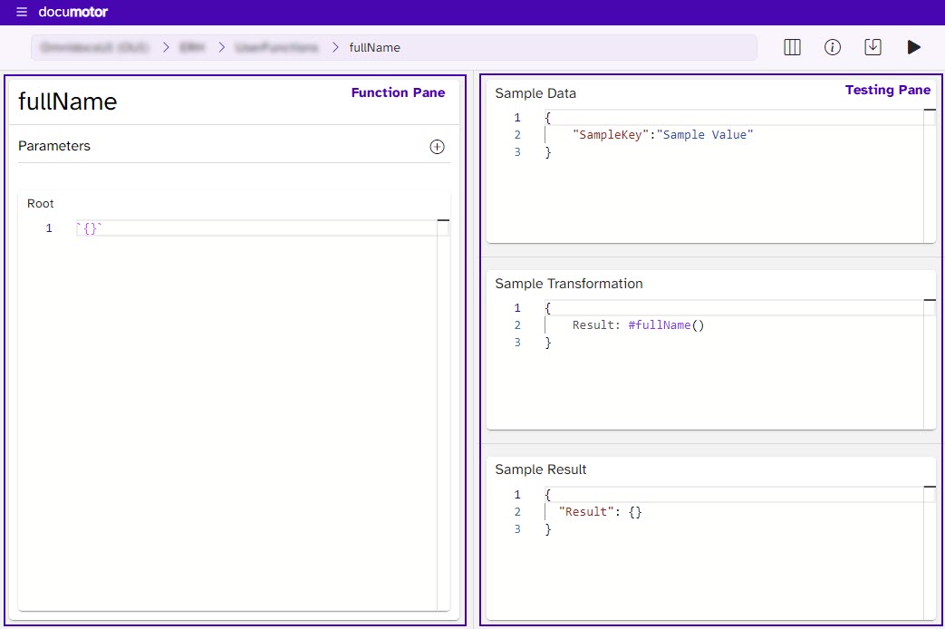 Custom Functions (New UI) – DocuMotor
